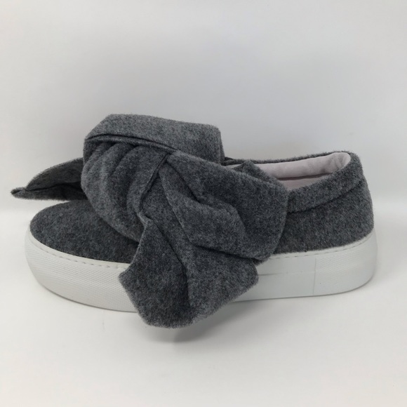 Joshua Sanders | Shoes | Nwt Joshua Sanders Felted Bow Slipon Sneakers ...